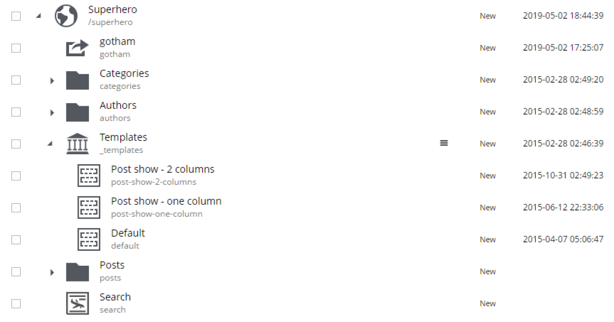 Content Types - Enonic Developer Portal
