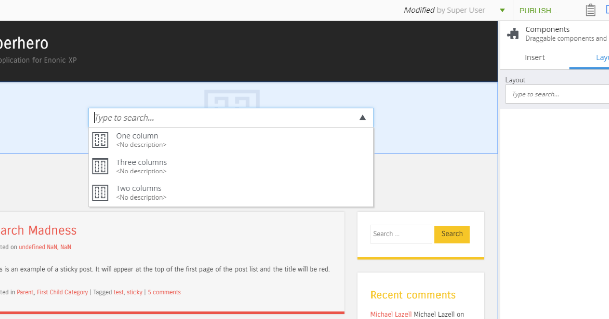 Component Types - Enonic Developer Portal