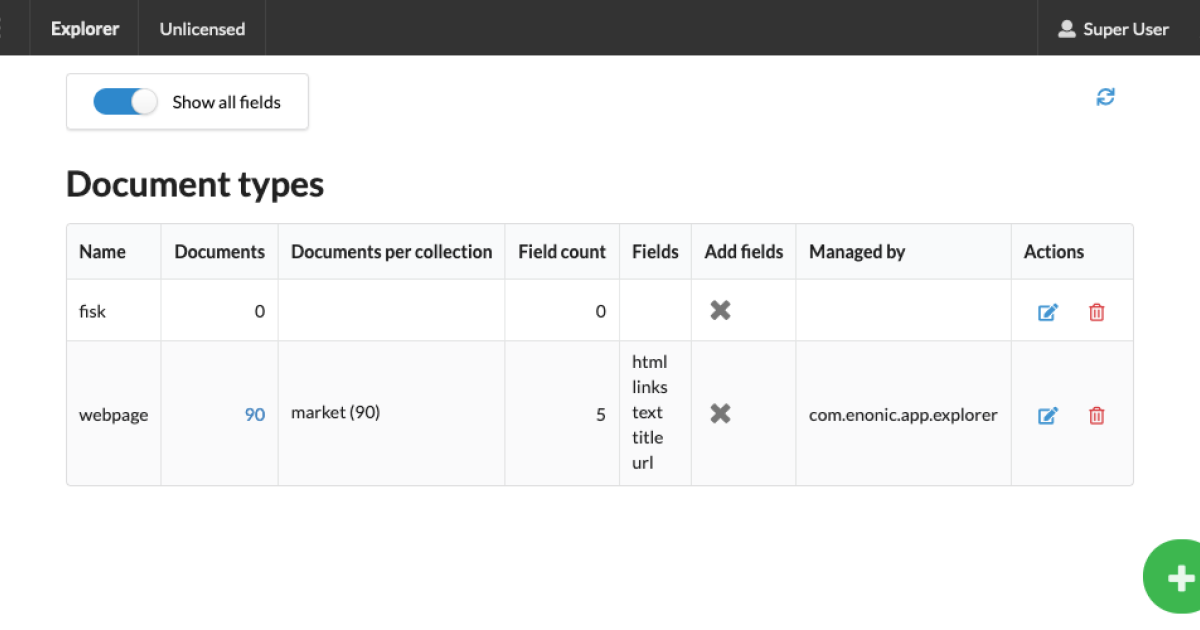 Document types - Enonic Developer Portal