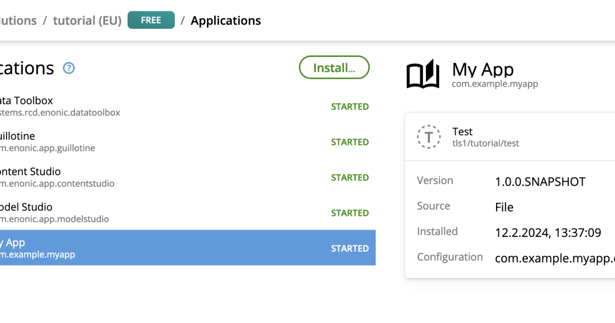 Deploy your app to the cloud - Enonic Developer Portal