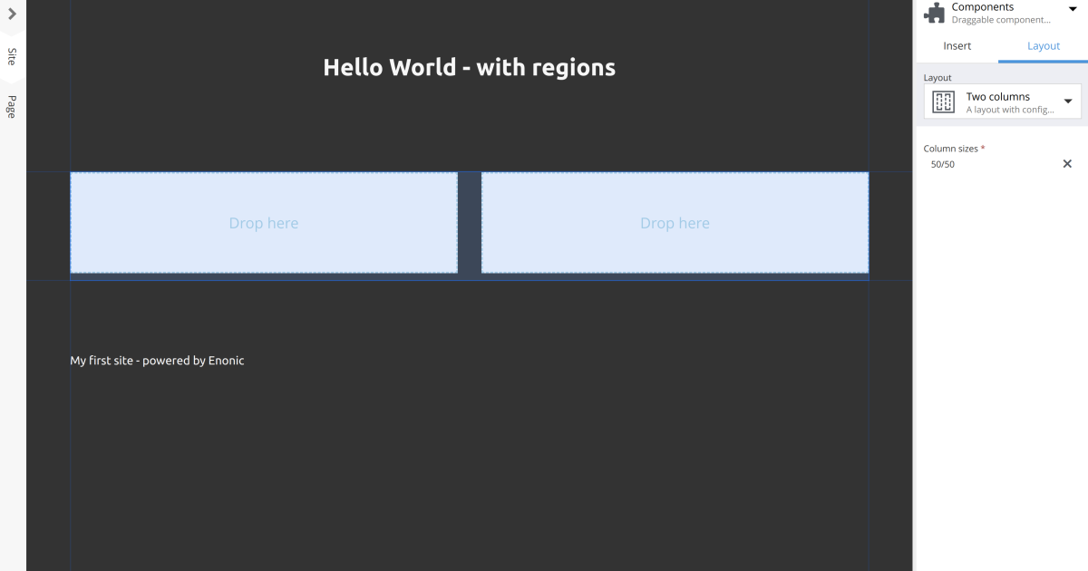 Bonus: Layout components - Enonic Developer Portal