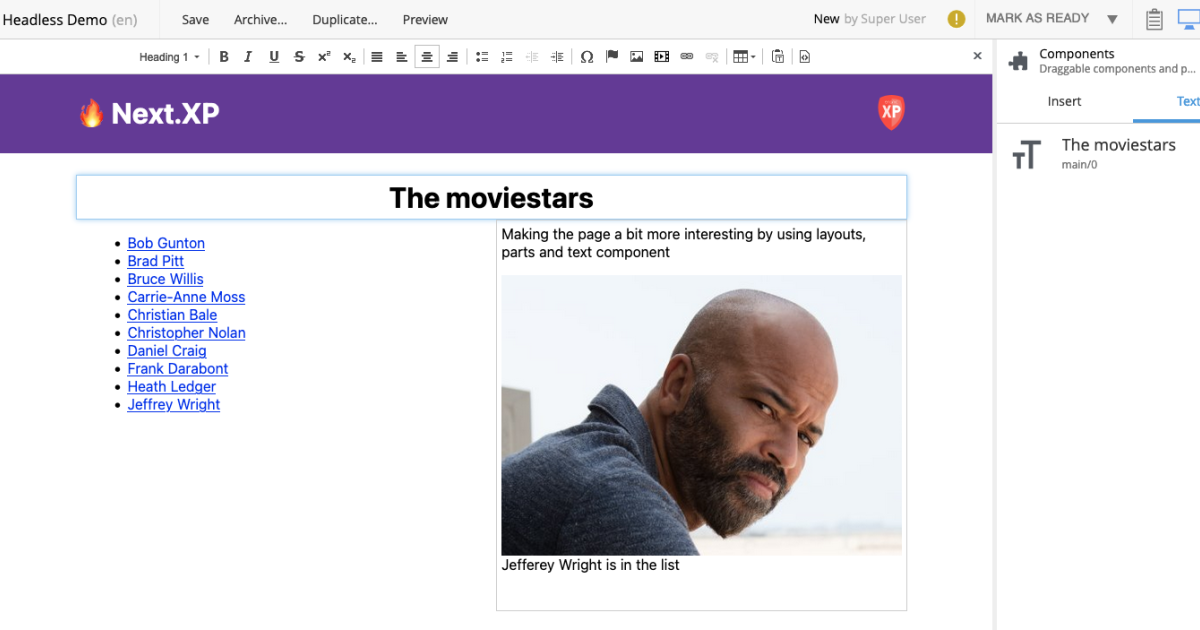Layouts - Enonic Developer Portal