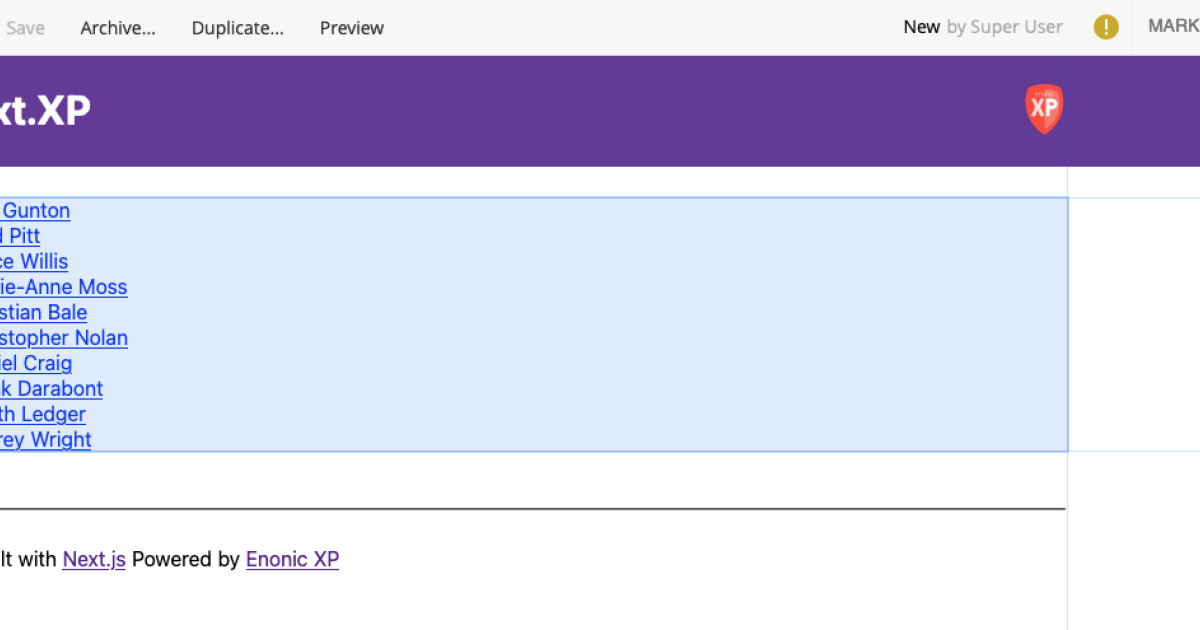 Parts - Enonic Developer Portal