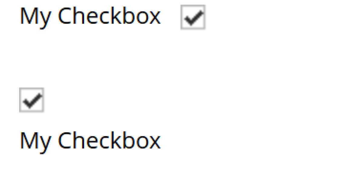 CheckBox input type - Enonic Developer Portal